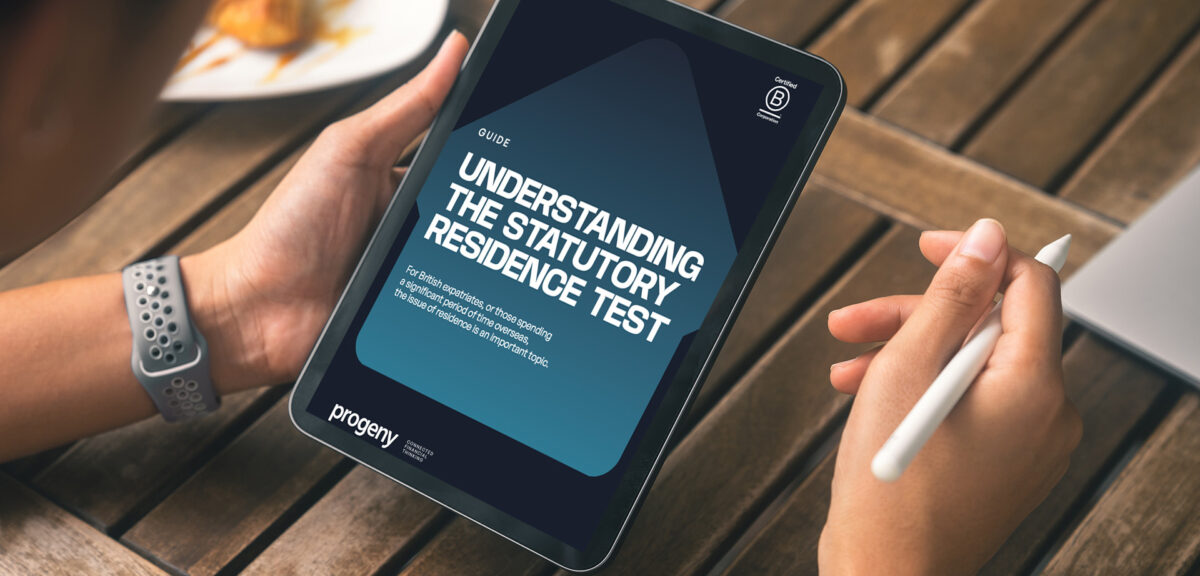 Your guide to understanding the Statutory Residence Test | Progeny